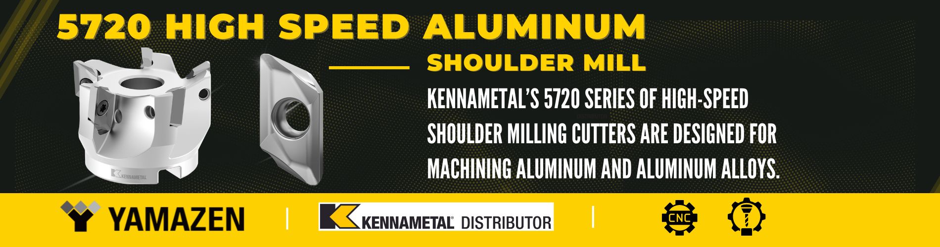 High-Speed Aluminum Shoulder Mill | Kennametal | Yamazen